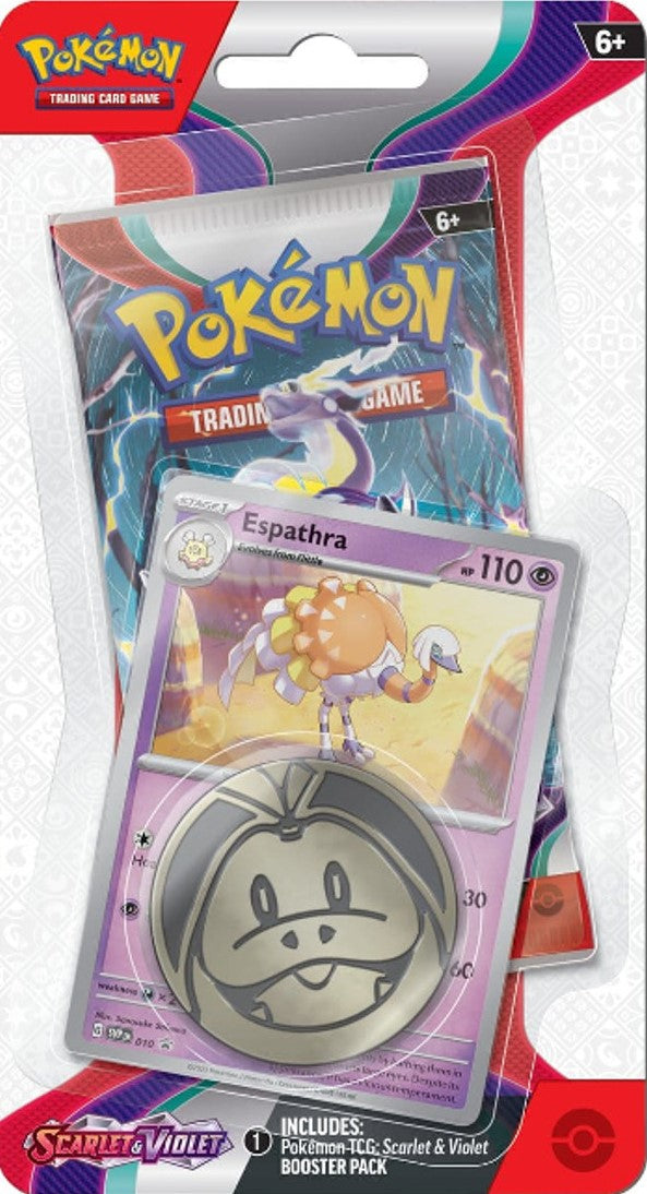 Checklane Scarlet and Violet Blister Espathra Ingles – Kantocards