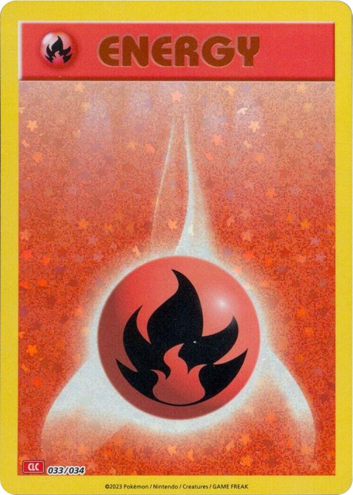 Fire Energy 033/034 - Trading Card Game Classic – Kantocards