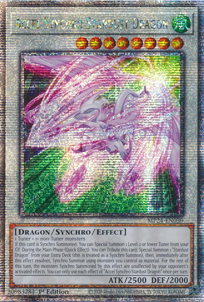 Accel Synchro Stardust Dragon MP24-EN030 - (QCSR) – Kantocards