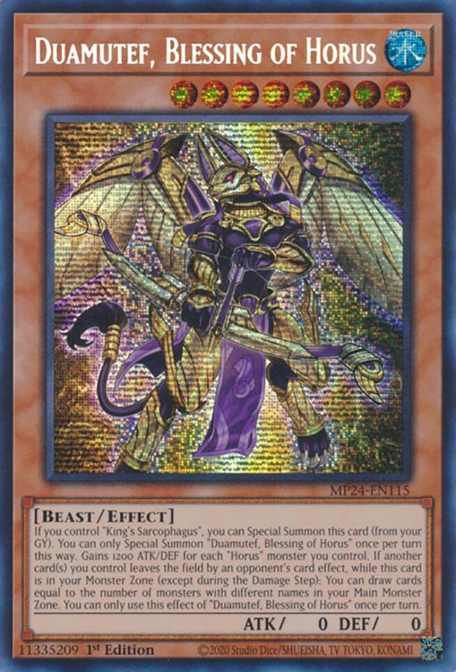 Duamutef, Blessing of Horus MP24-EN115 - (PSR) – Kantocards
