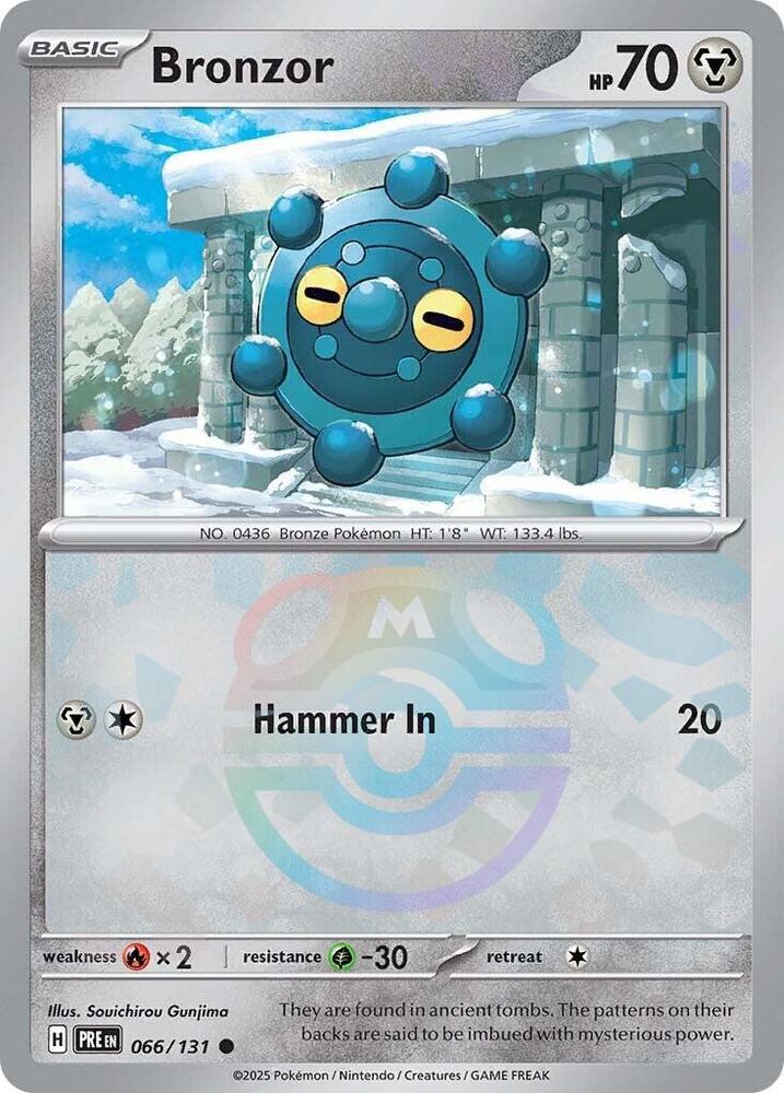 Bronzor 066/131 - Common - Holo (Master Ball Pattern) – Kantocards