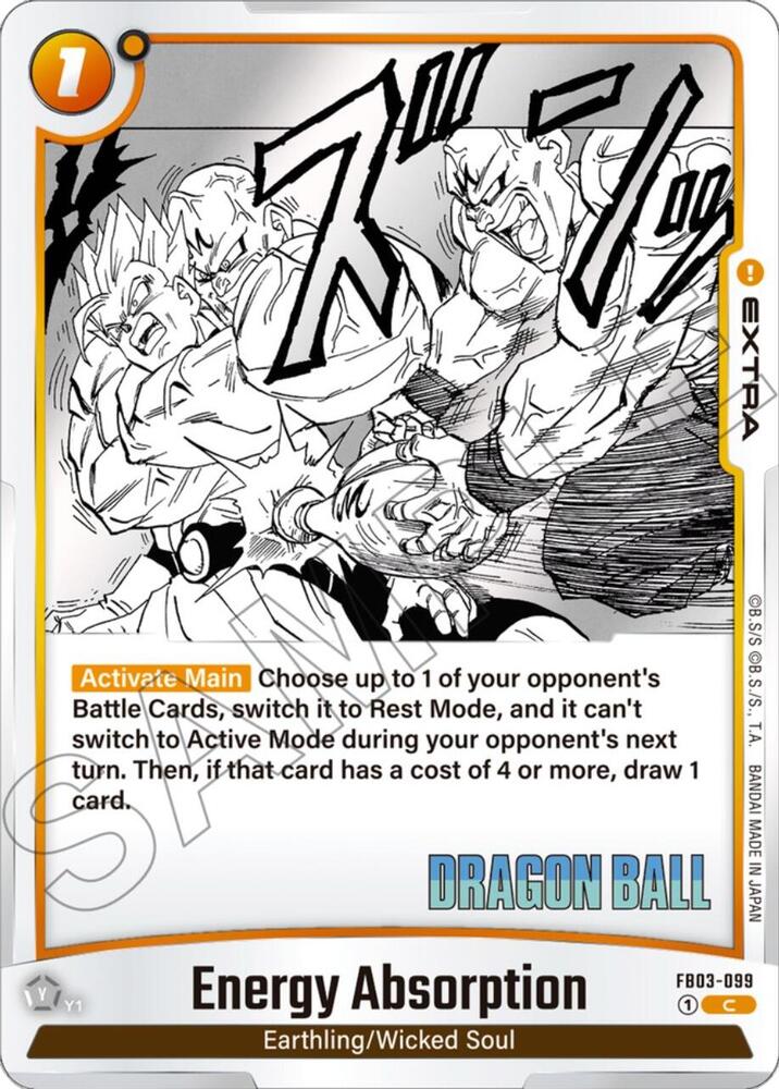 Energy Absorption - Manga Booster 01 - Dragon Ball Super: Fusion World ...