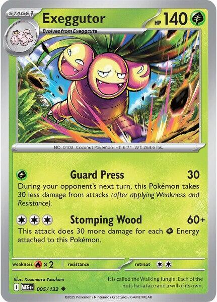 Exeggutor 005/132 - Uncommon – Kantocards