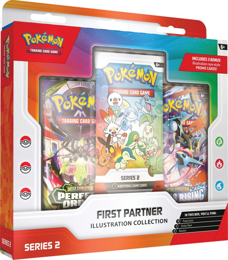 Pokémon TCG First Partners Illustration Collection - Series 2 - 30th A ...