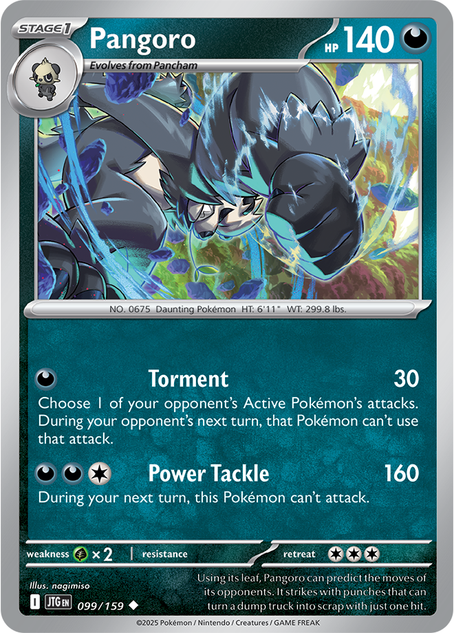 Pangoro 099/159 - Uncommon - Reverse Holo – Kantocards