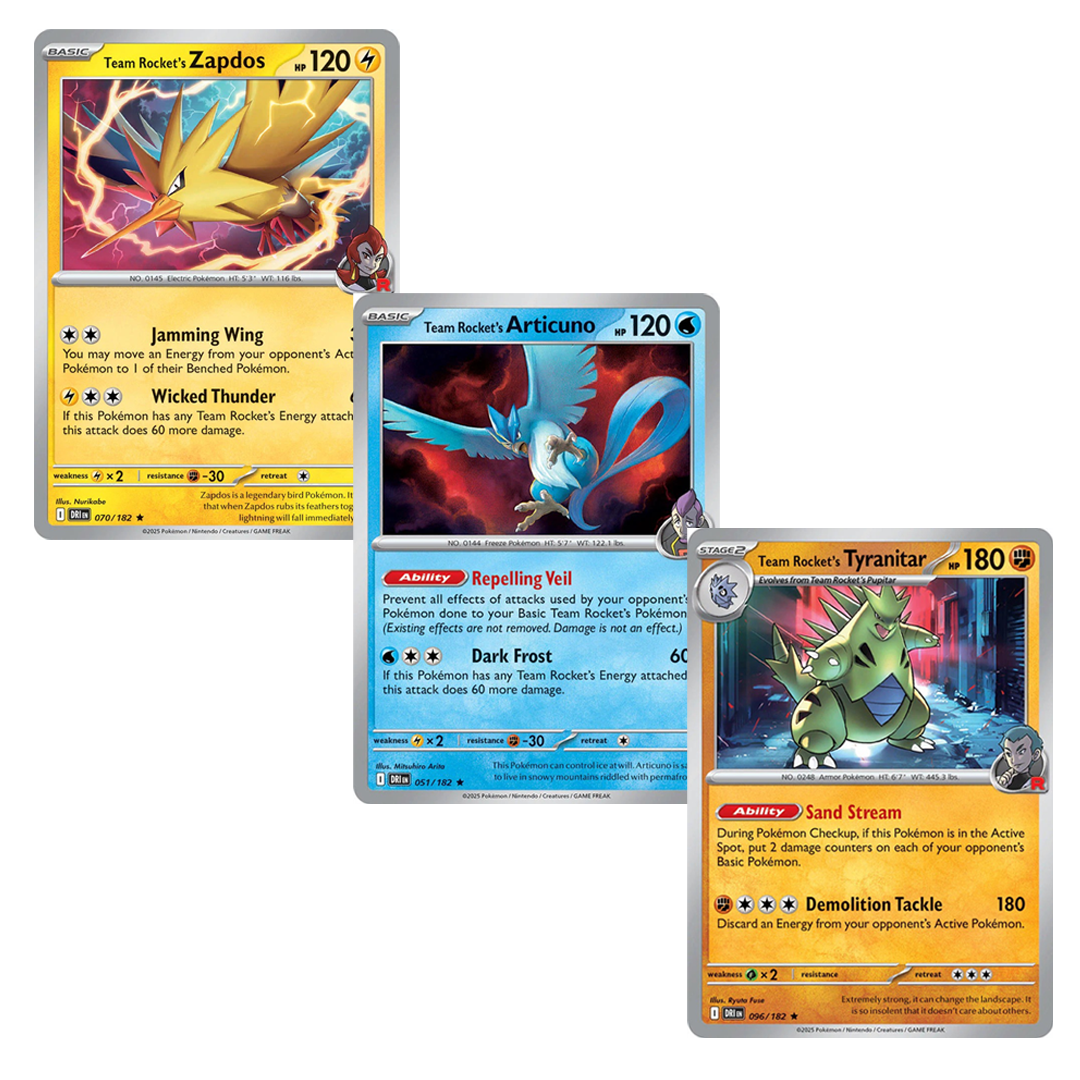 Set Trio Cartas Promo Team Rocket Cosmo Holo – Kantocards