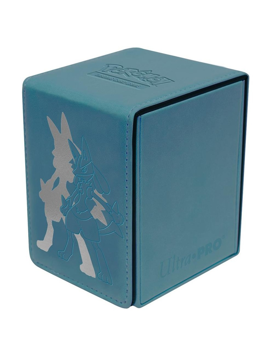 Deckbox: Alcove Flip 100+ Pokemon- Elite Series Lucario – Kantocards