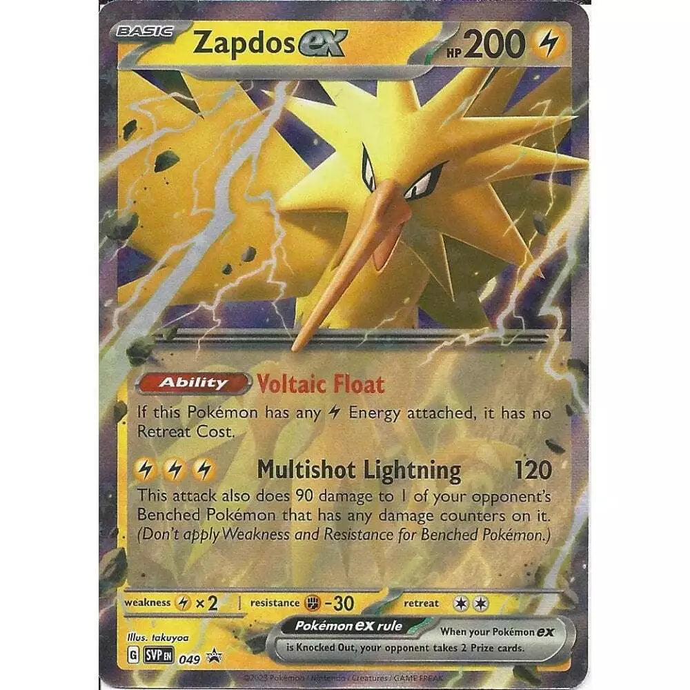 Zapdos ex SVP 049 – Kantocards