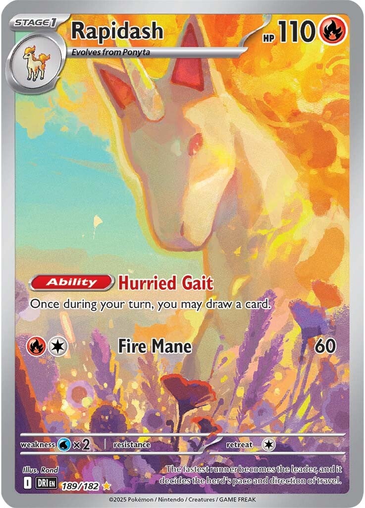Rapidash 189/182 - Illustration Rare – Kantocards