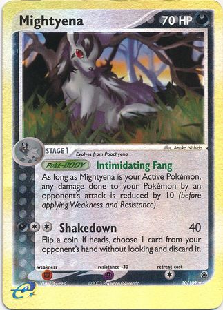 Mightyena 10/109 - Holo Reverse – Kantocards