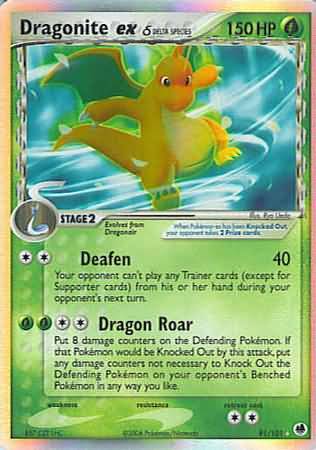 Dragonite ex (delta species) 91/101 – Kantocards