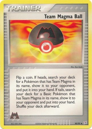 Team Magma Ball 80/95 – Kantocards