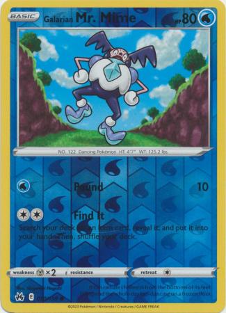 Galarian Mr. Mime 030/159 Reverse Holo – Kantocards