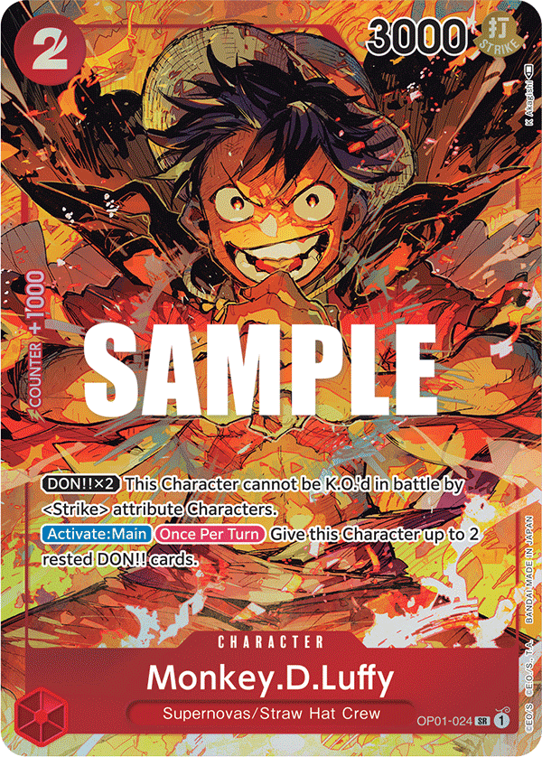 Monkey D. Luffy OP-01-024 Arte Alterno – Kantocards